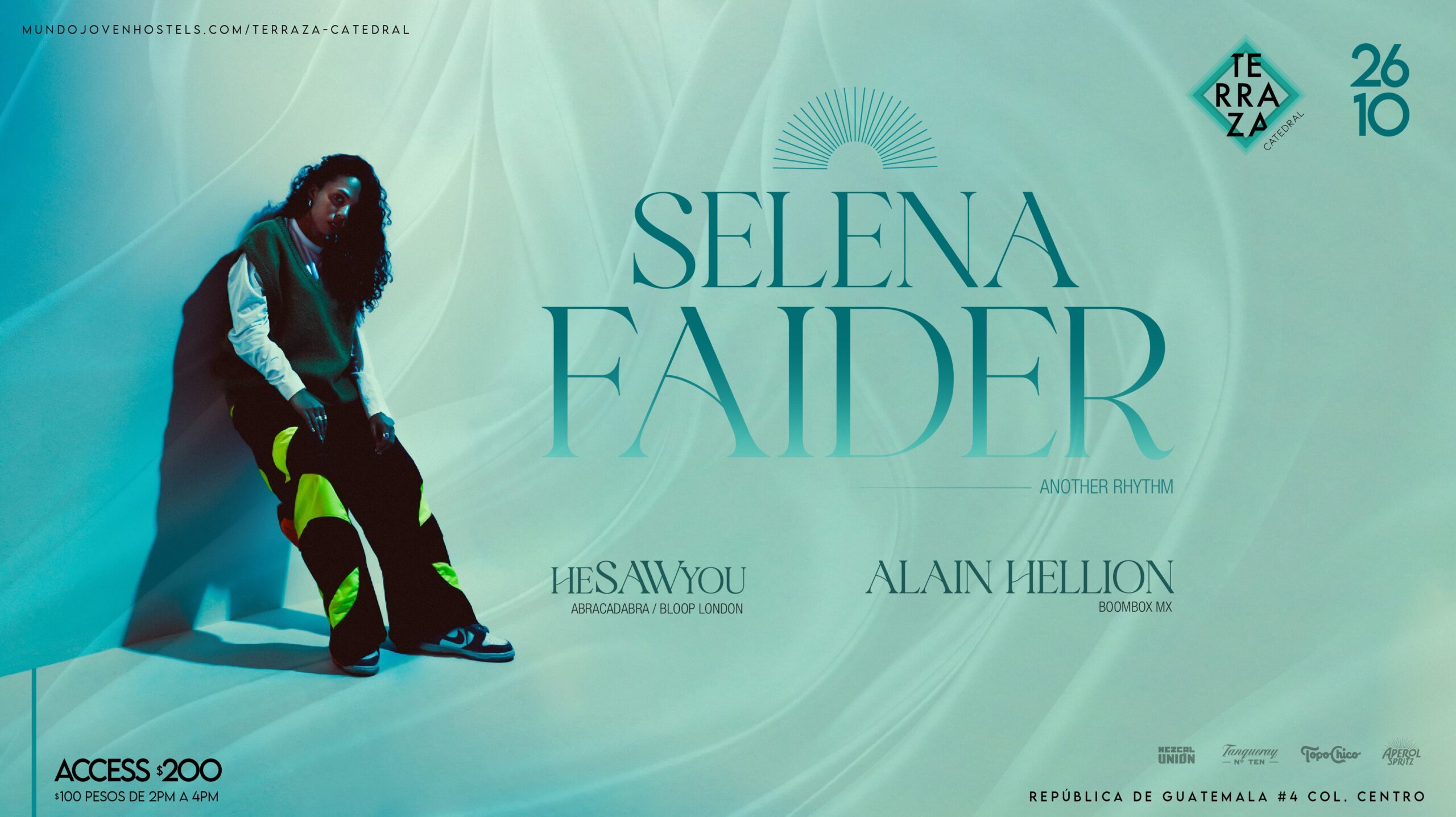 SELENA FAIDER at #TerrazaCatedral - Hostels Mundo Joven